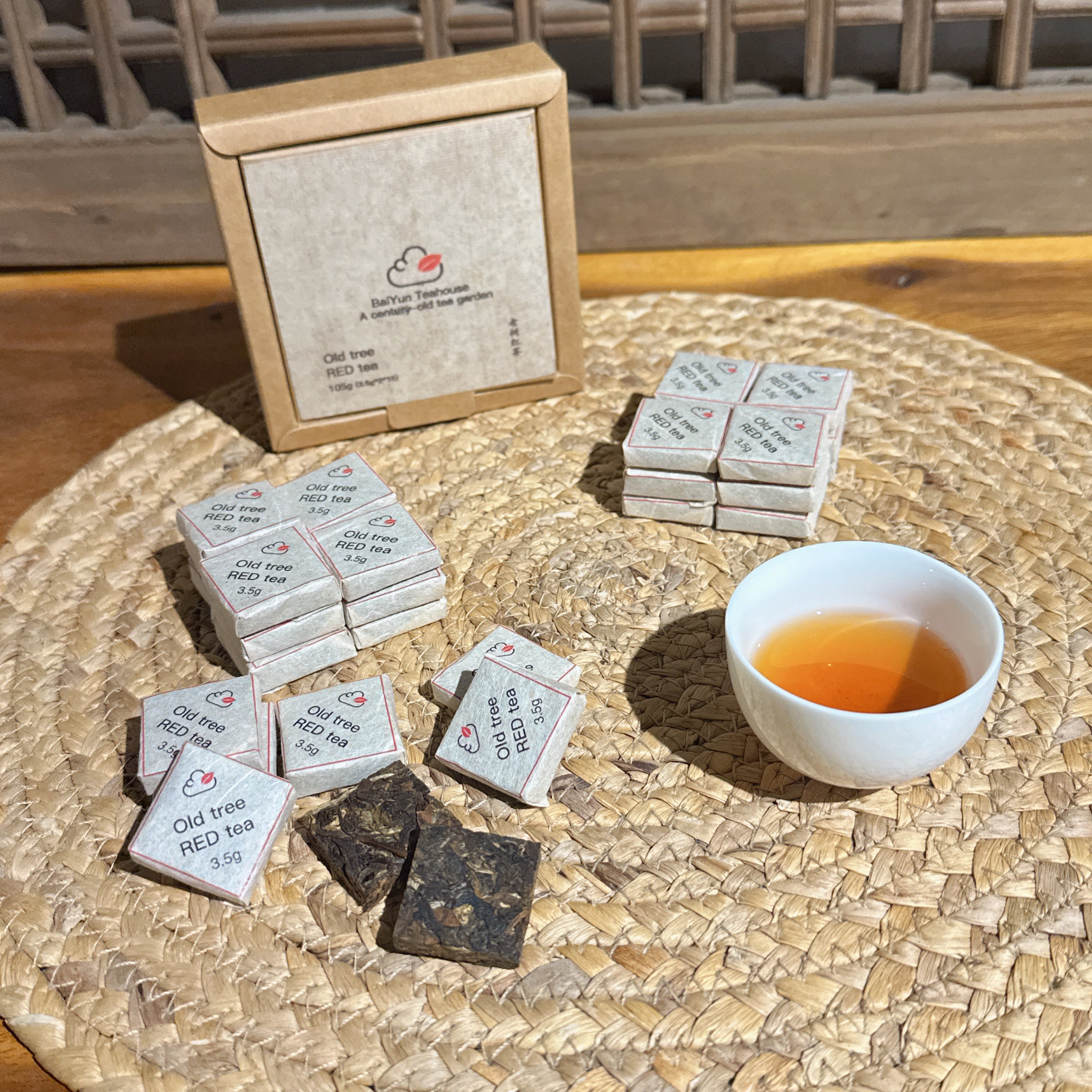 2025 Ancient Tree Red Tea Mini Bricks（From Our Own Tea Garden） – BaiYun ...